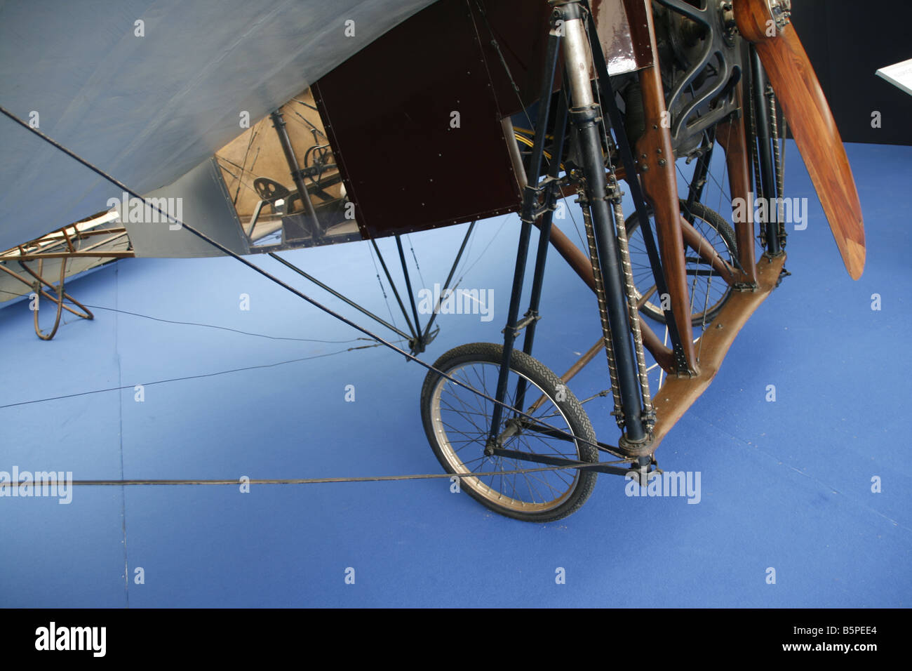 old flying machine at military open day Stock Photo - Alamy