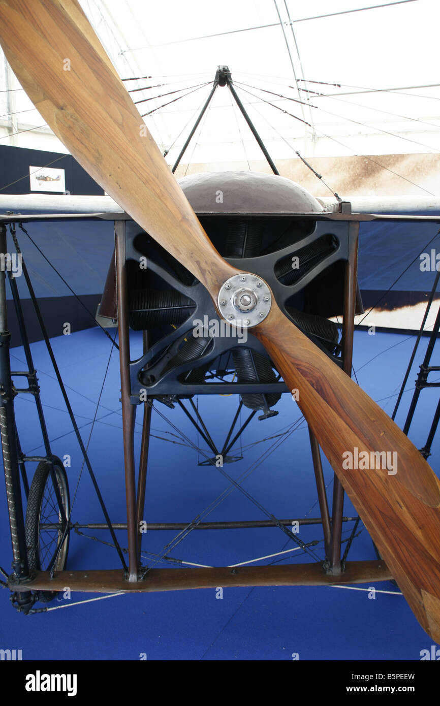 old flying machine at military open day Stock Photo - Alamy
