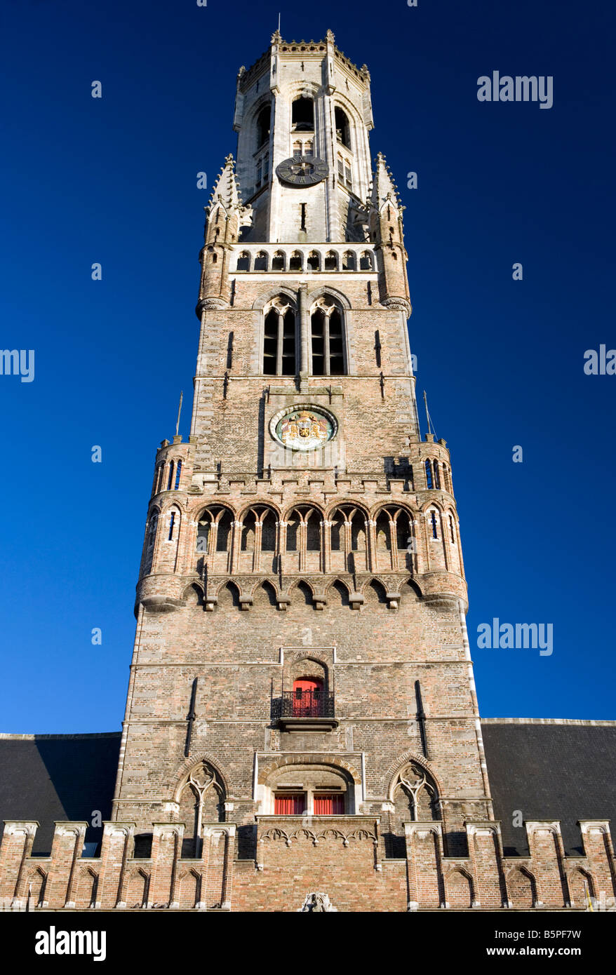 The Belfry Tower in Bruges, West Flanders, Belgium Stock Photo - Alamy
