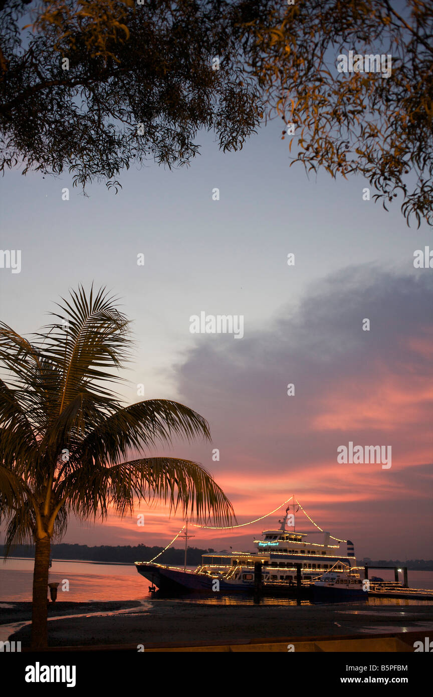 Sunset Danga beach Johor bahru malaysia Stock Photo - Alamy