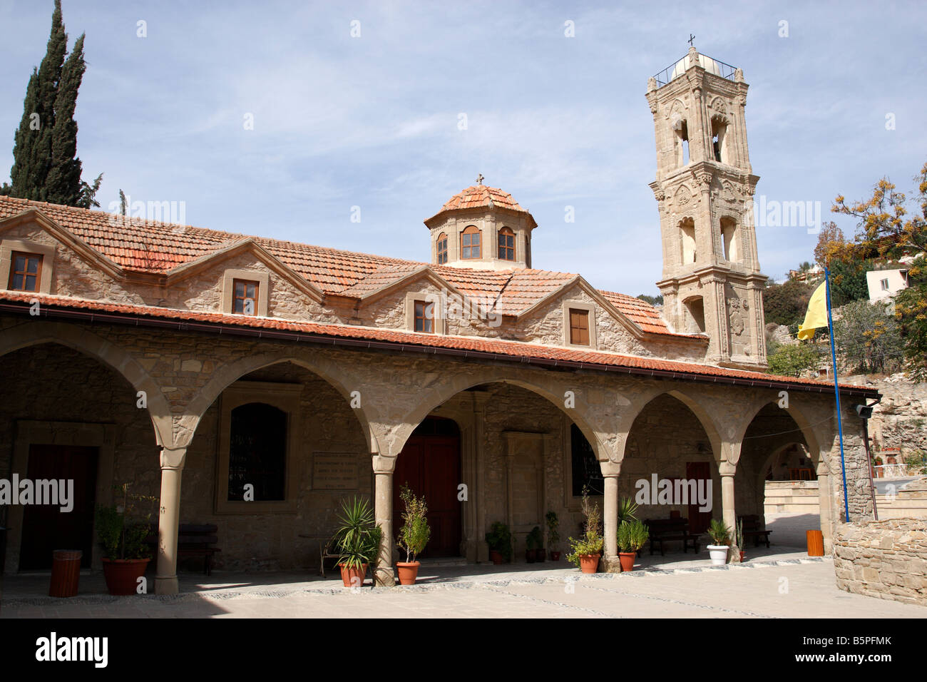 greek orthodox church in tochni village cyprus mediterranean Stock ...