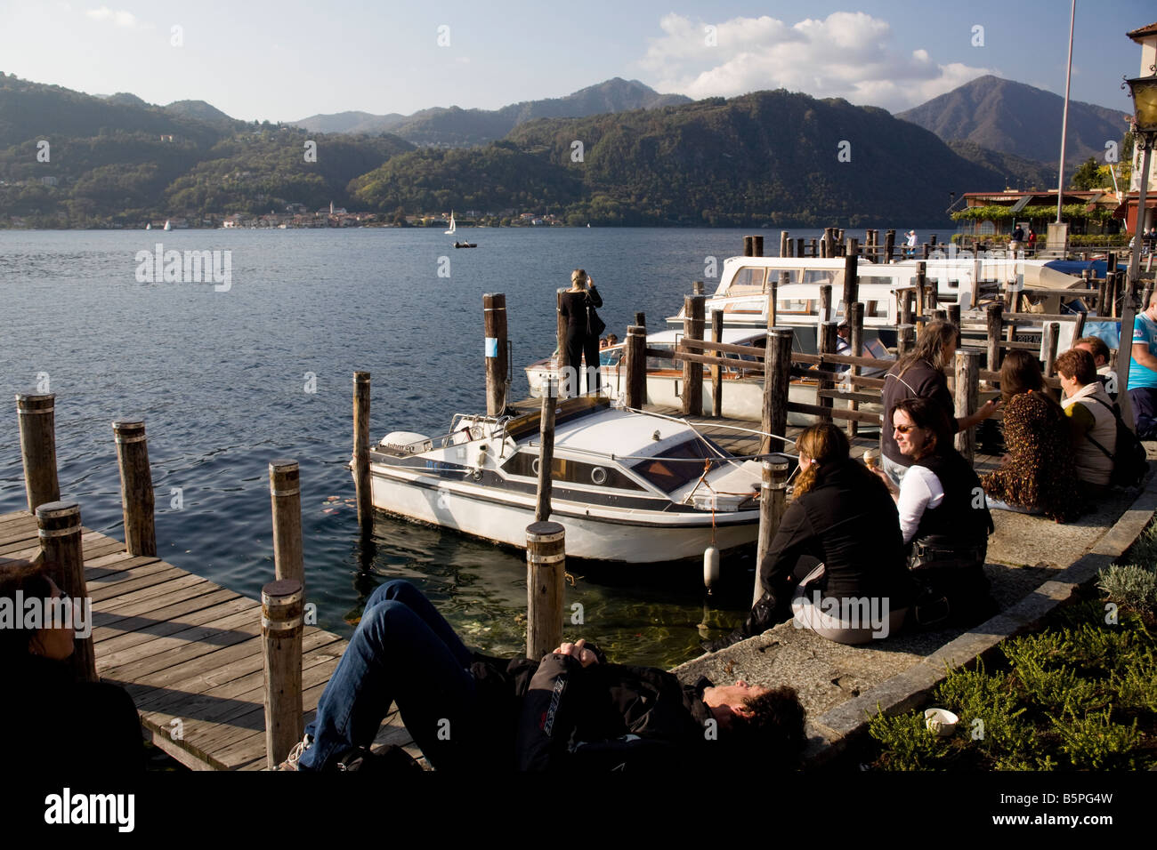 Waterfront Orta San Giulio, Novara, Italy Stock Photo - Alamy