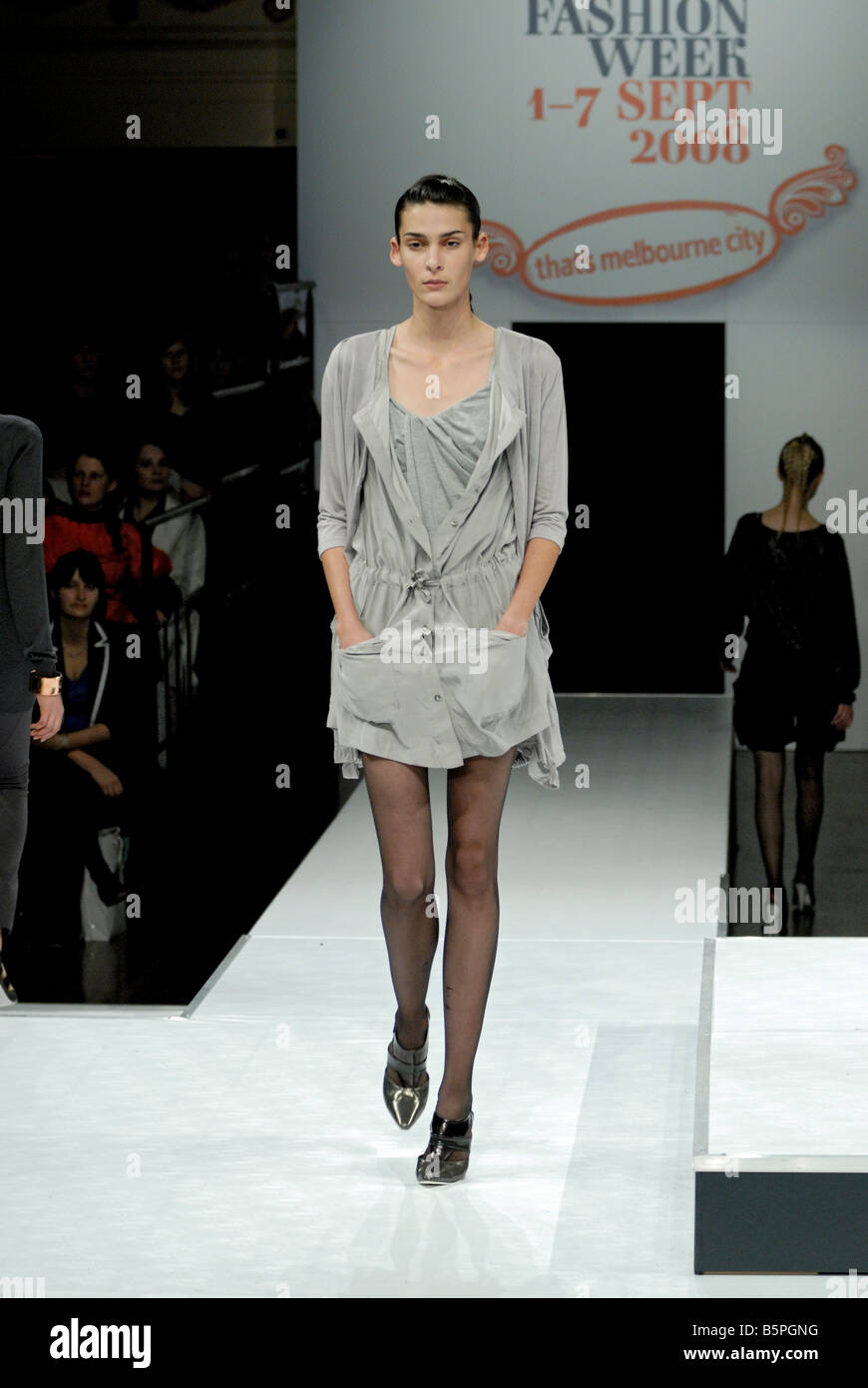 Female model wearing garments by Life with Bird at Melbourne Spring ...