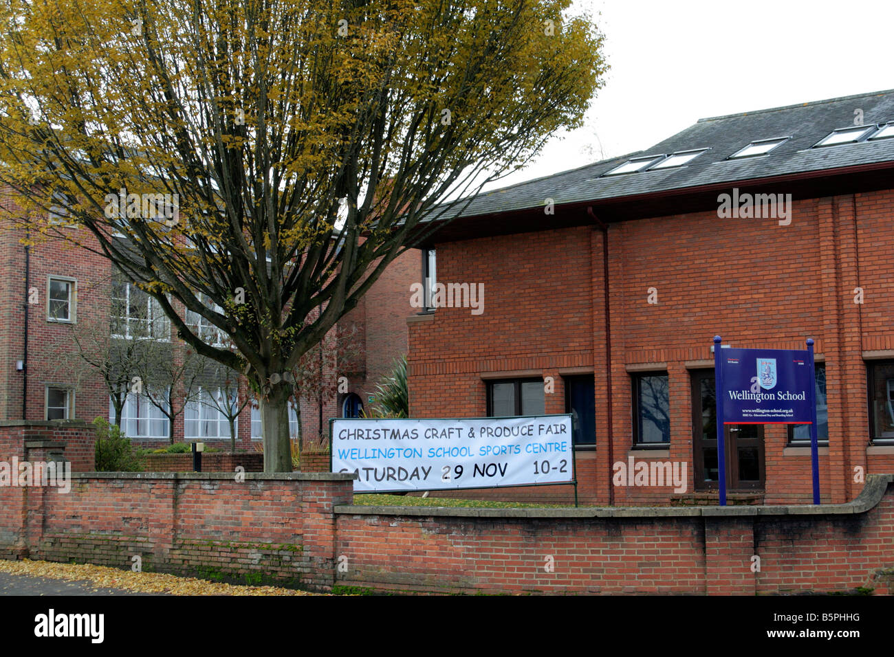 WELLINGTON SCHOOL SOMERSET Stock Photo - Alamy