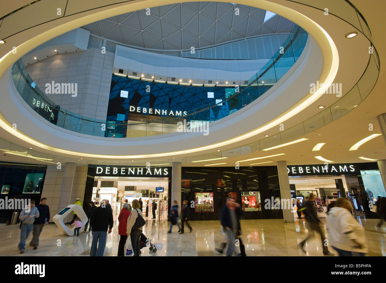 Debenhams department store at Westfield Shopping Centre White City ...