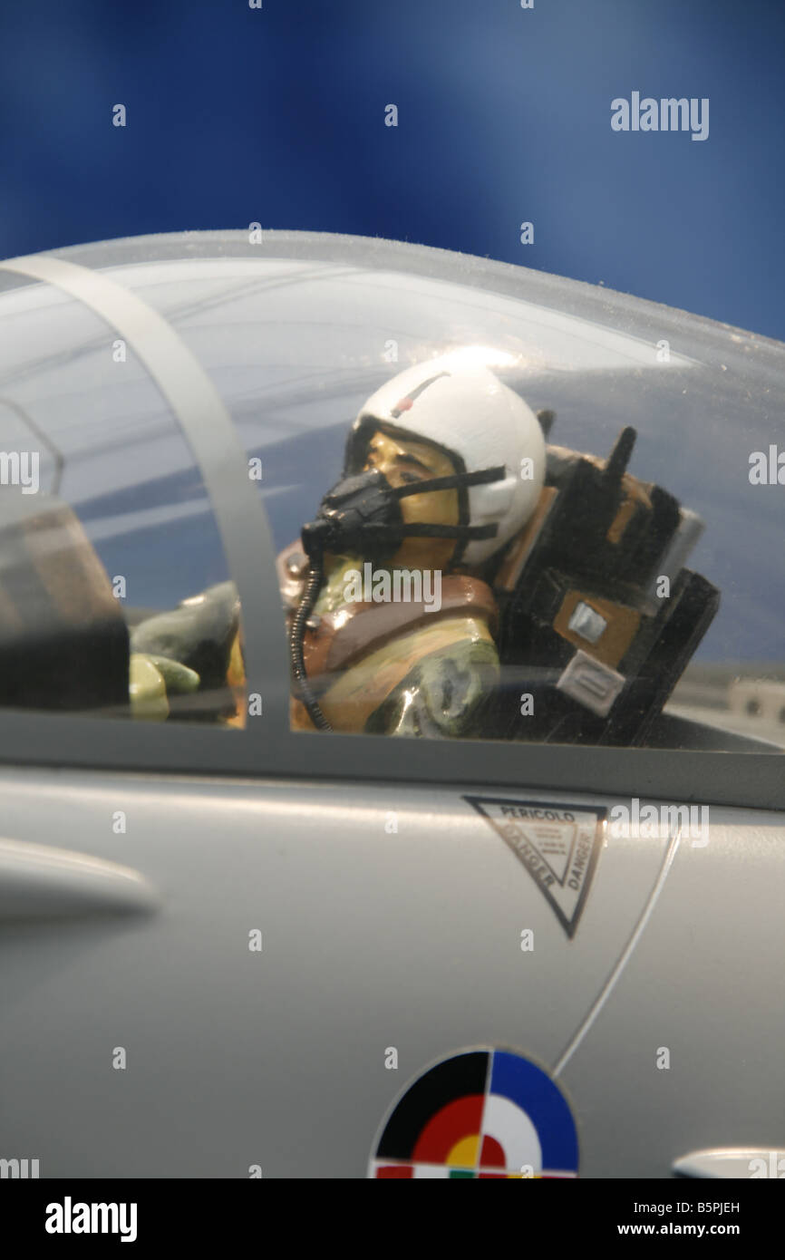 model of euro fighter air force military jet plane Stock Photo - Alamy