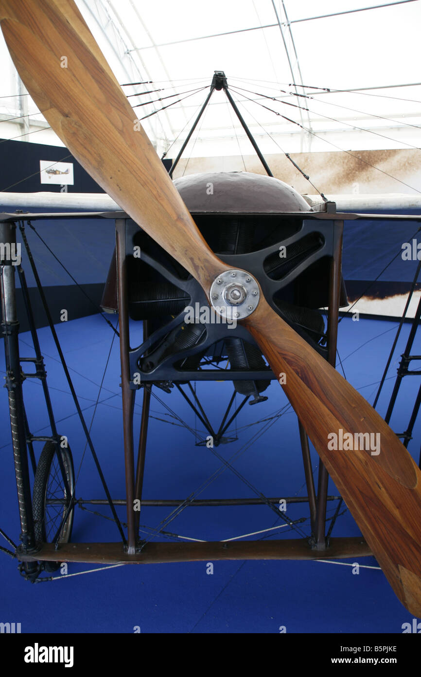 old flying machine at military open day Stock Photo - Alamy