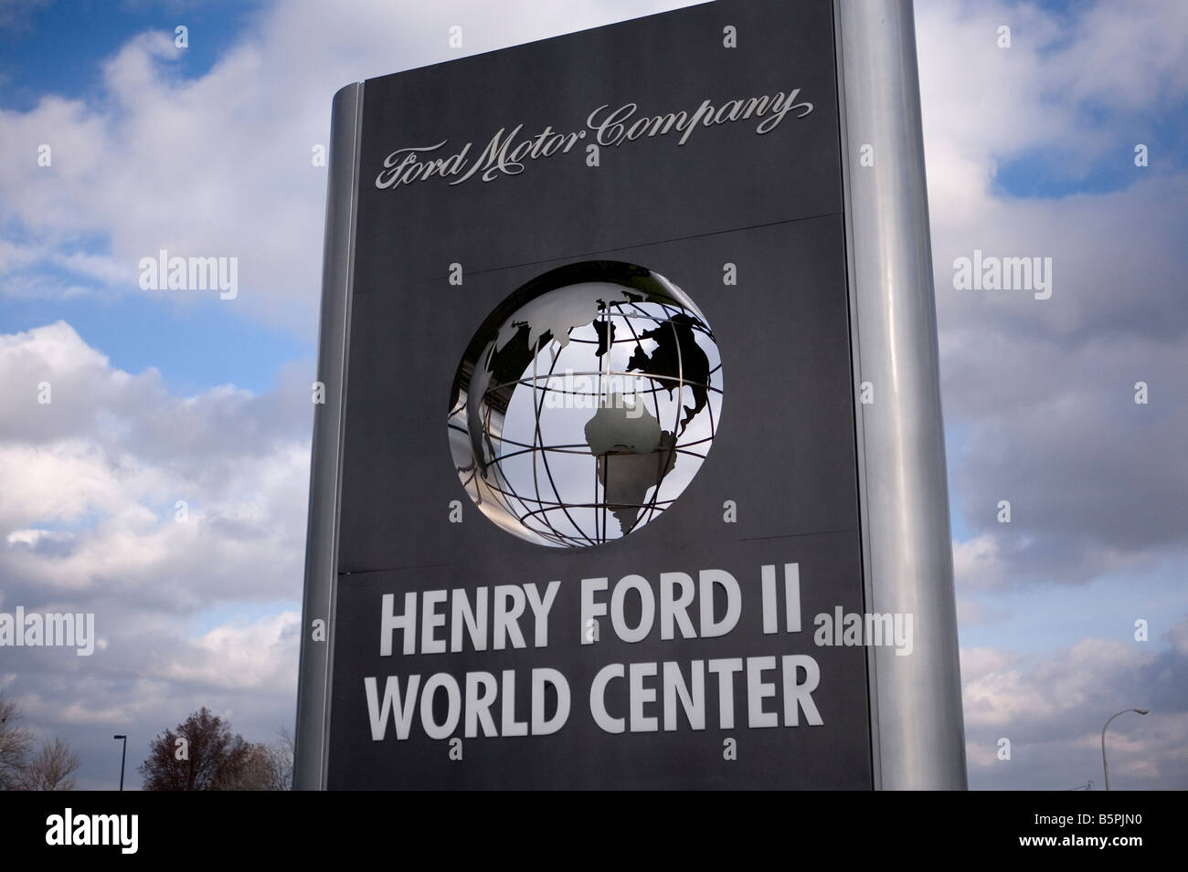 Ford Motor Company World Headquarters in Dearborn Michigan Stock Photo ...