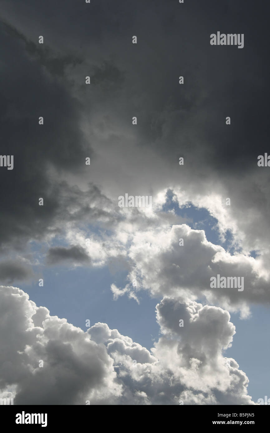 black storm clouds formation pattern in empty sky Stock Photo - Alamy