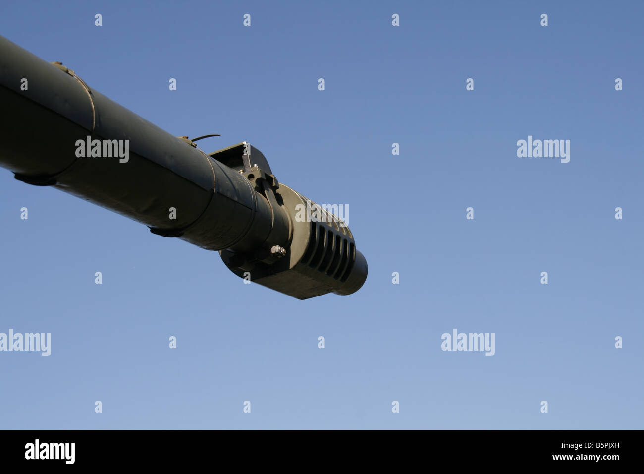 detail of army tank gun turret on battle field Stock Photo - Alamy