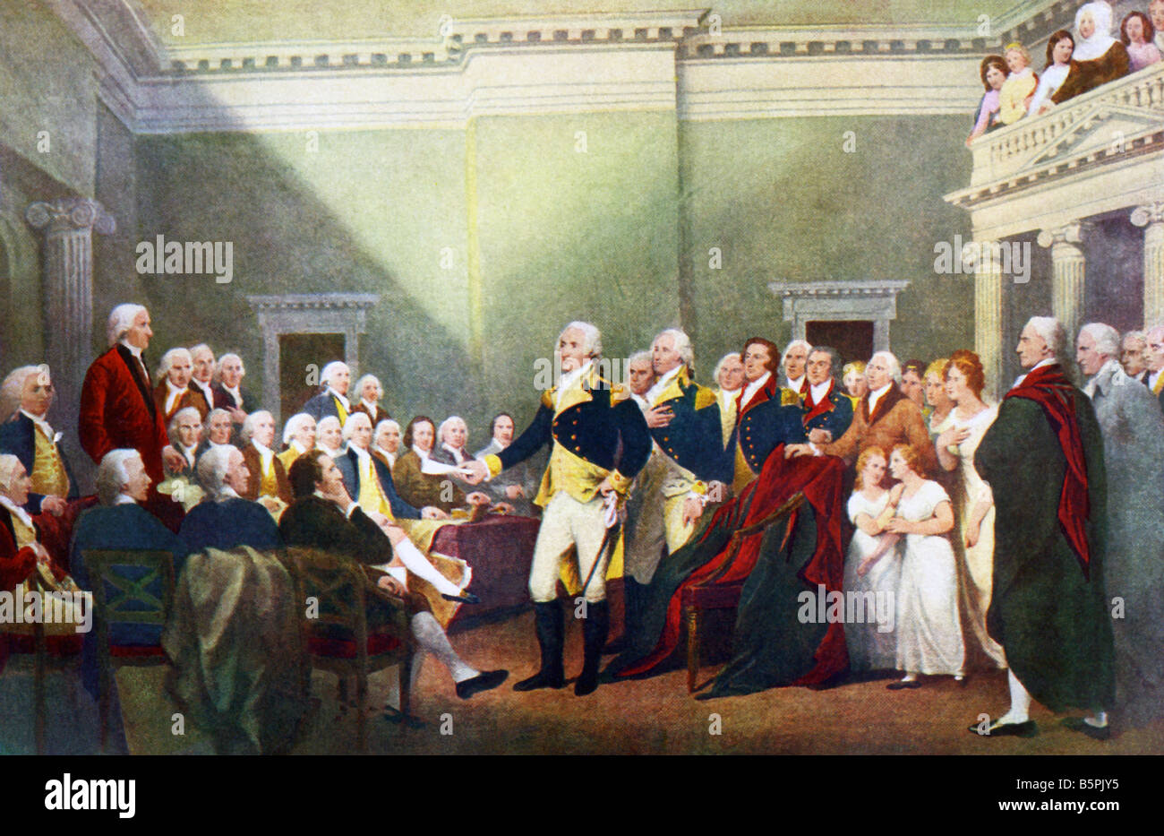 George washington by john trumbull hi-res stock photography and images ...