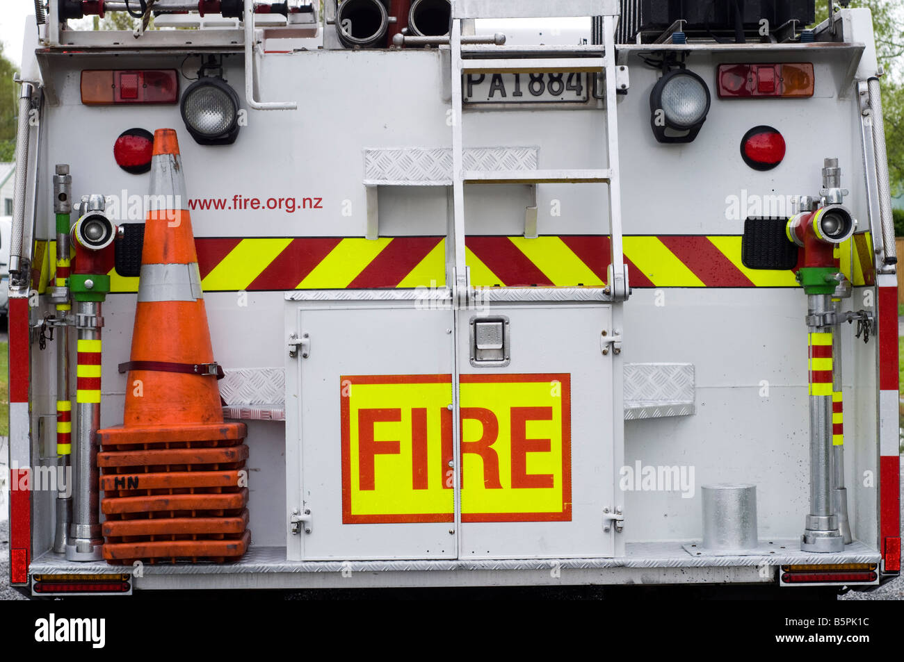 New Zealand fire engine Stock Photo - Alamy