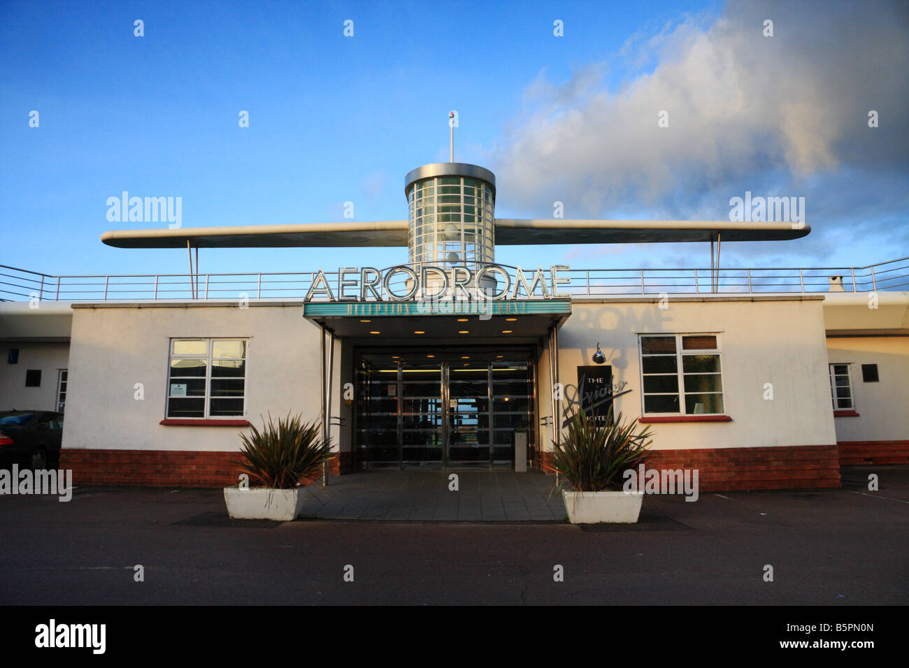 Main entrance to the Aviator Hotel at Sywell Aerodrome Stock Photo - Alamy Main entrance to the Aviator Hotel at Sywell Aerodrome Stock Photo - Alamy