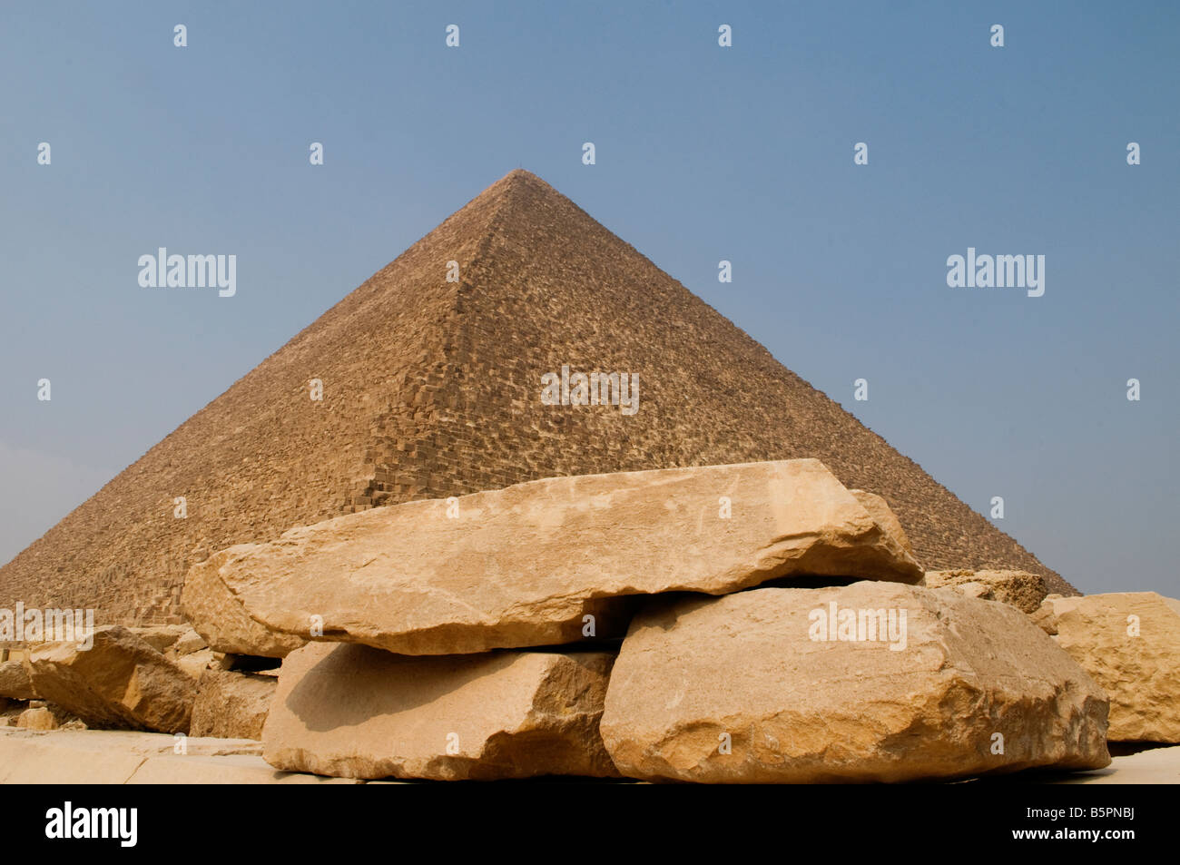 The Pyramid of Khufu in Giza plateau Cairo, Egypt Stock Photo - Alamy