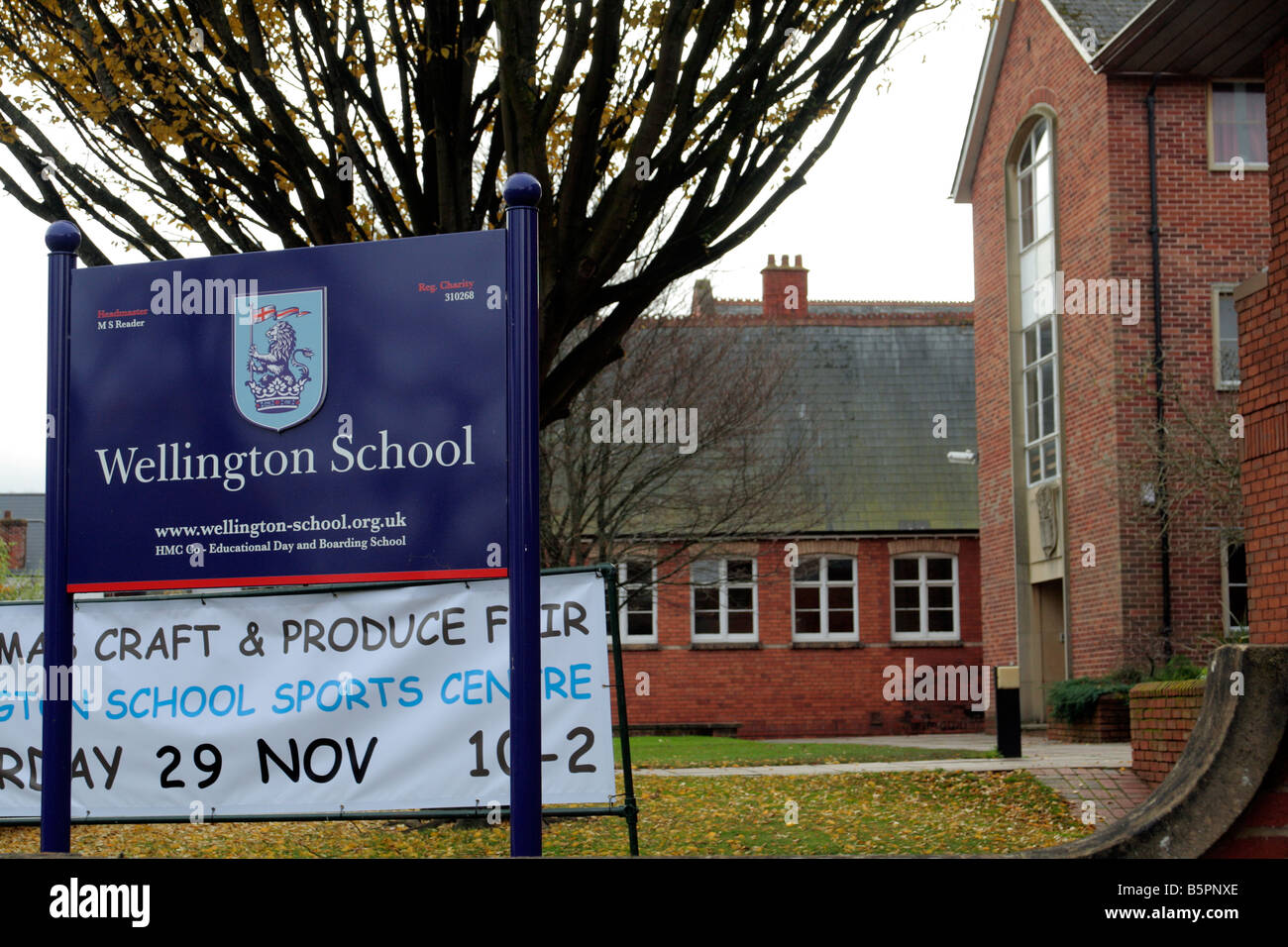 WELLINGTON SCHOOL SOMERSET Stock Photo - Alamy