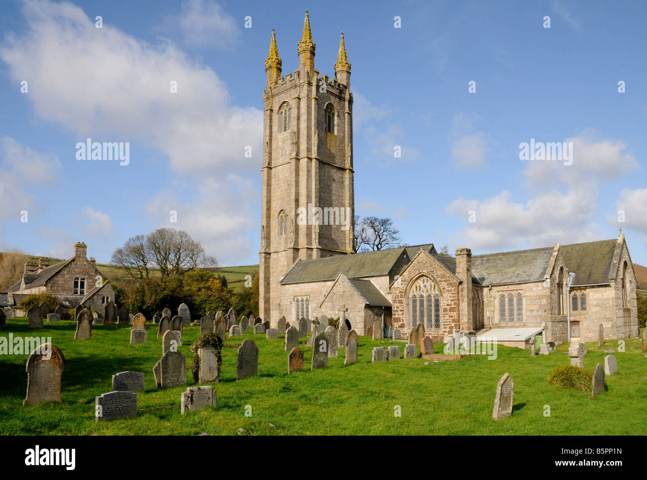 Church widecombe in the moor hi-res stock photography and images - Alamy
