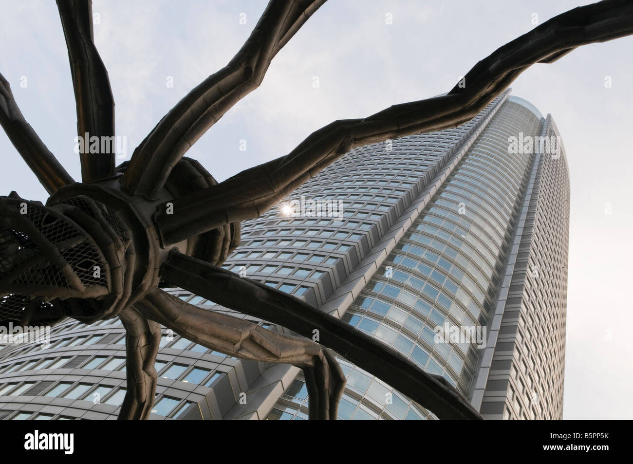 Mori Tower and Spider Stock Photo - Alamy
