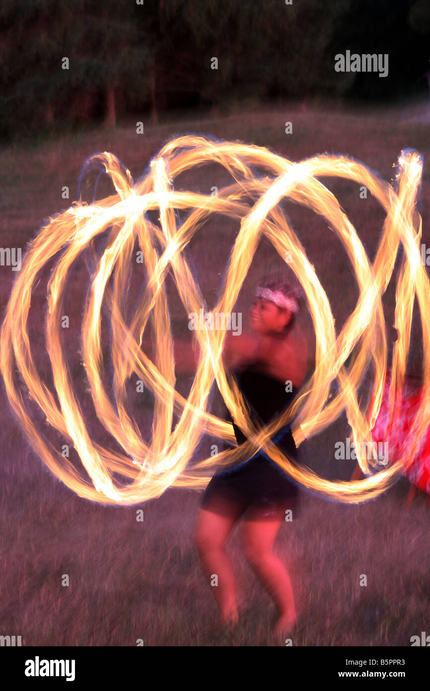 Female fire dancer hi-res stock photography and images - Alamy