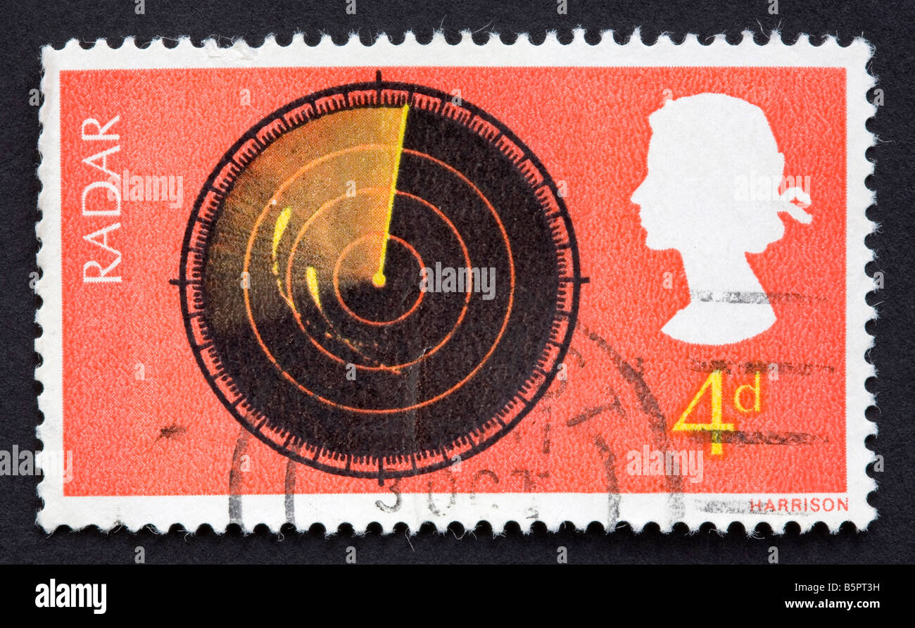 British postage stamp radar hi-res stock photography and images - Alamy