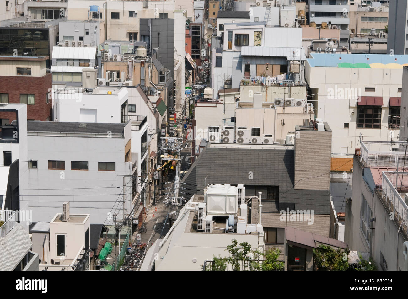 Aerial View of Shinsaibashi, Osaka Stock Photo - Alamy