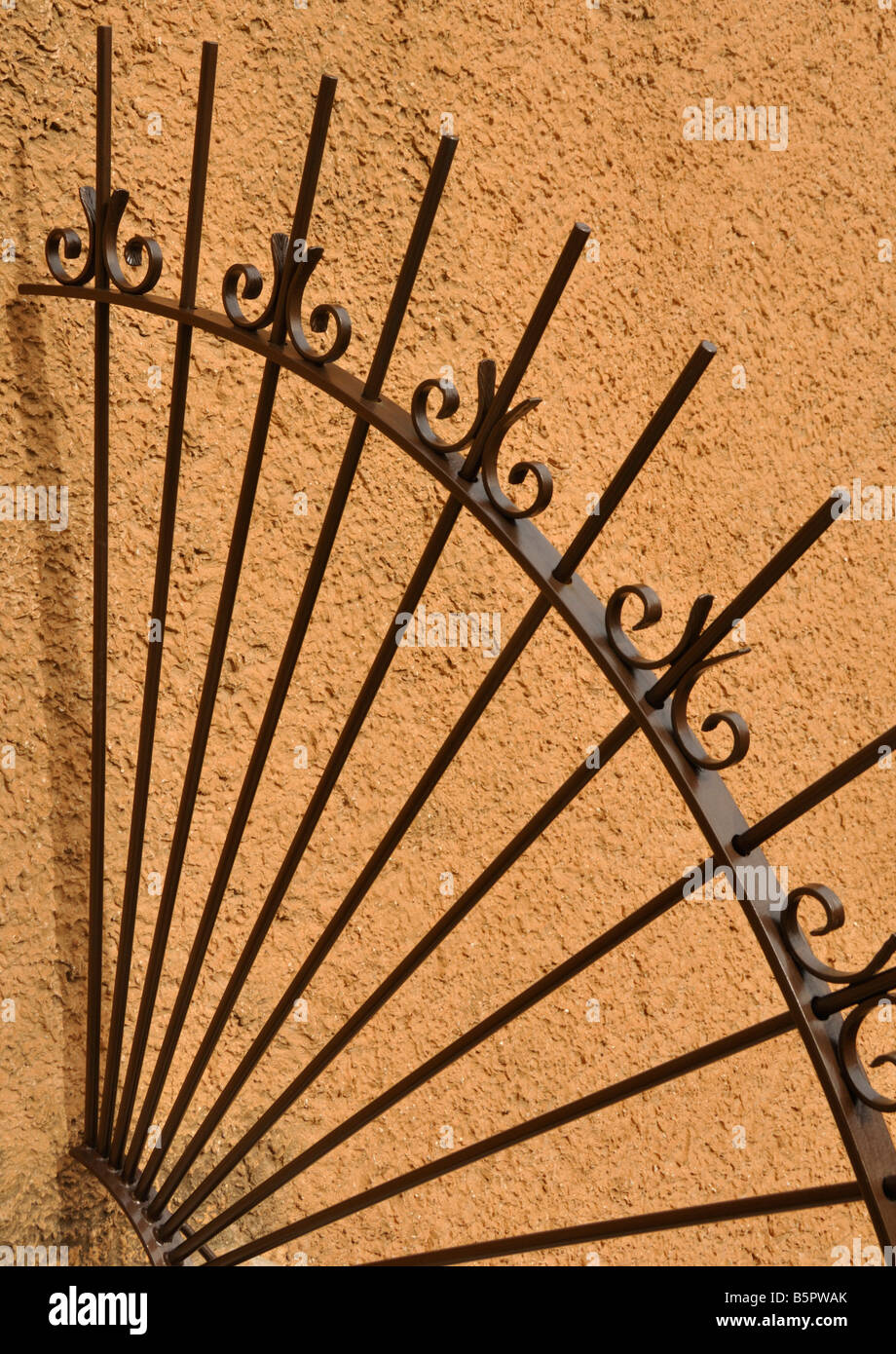 Metal railings Roussillon Provence France Stock Photo - Alamy