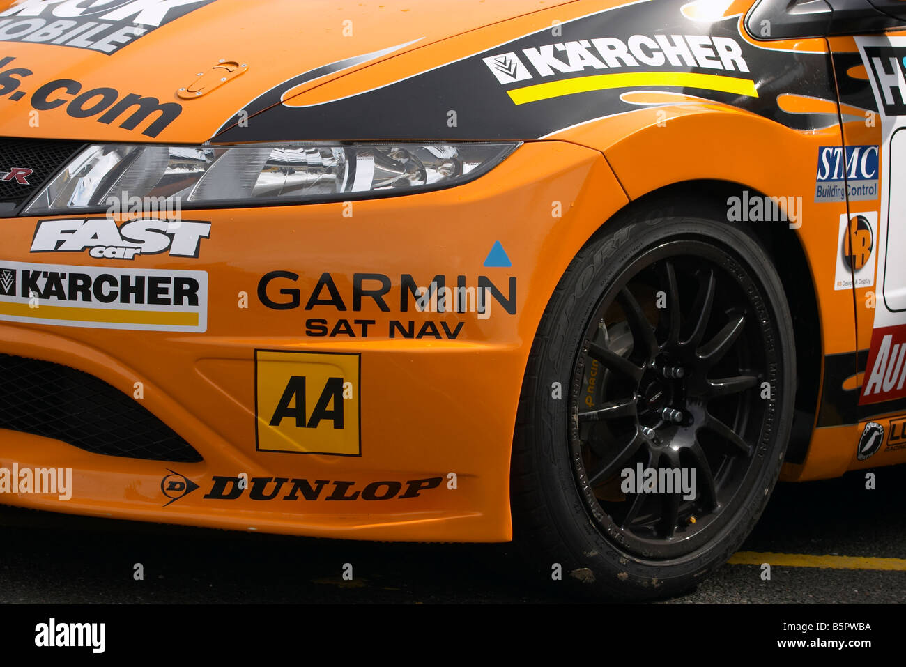 Close up of the front end of a Honda Civic Touring Car Stock Photo - Alamy