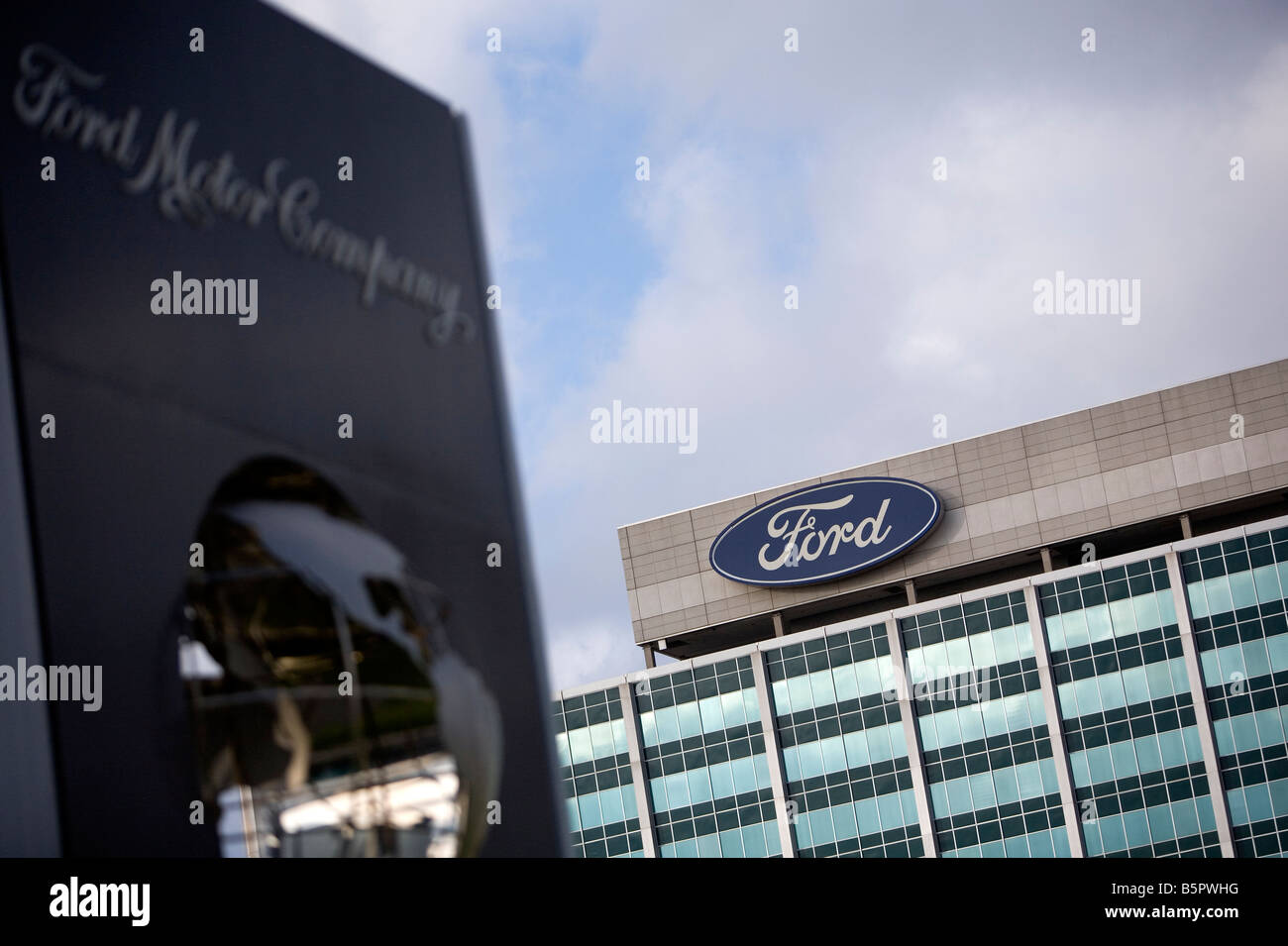 Ford Motor Company World Headquarters in Dearborn Michigan Stock Photo ...