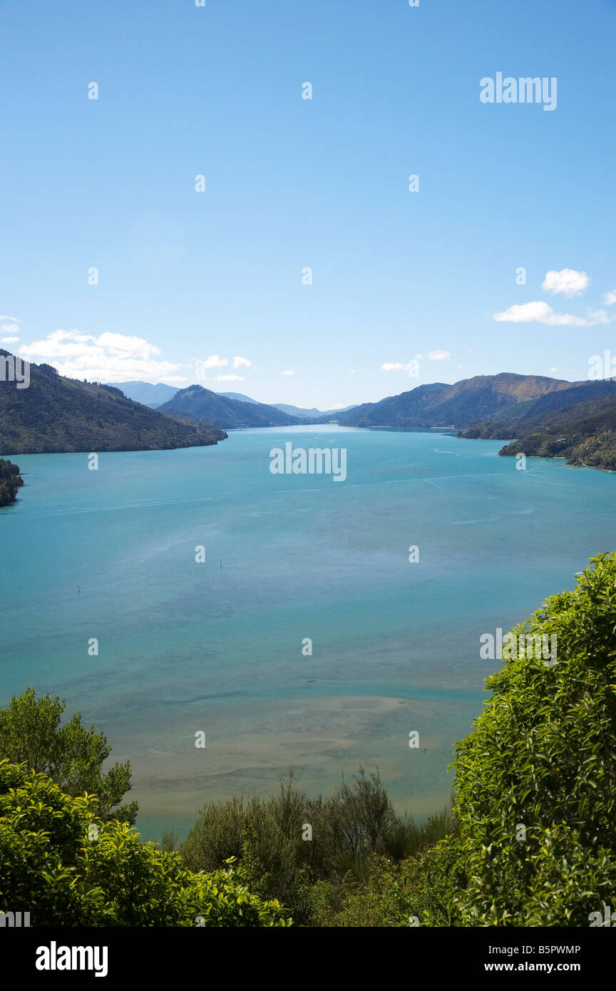 Mahakipawa Arm Mahau Sound Marlborough Sounds South Island New Zealand ...