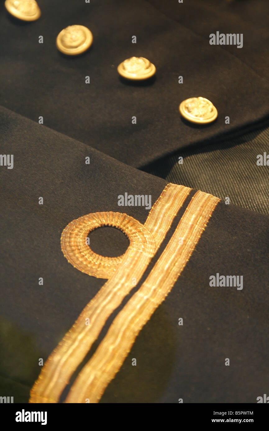 detail of italian navy uniform Stock Photo - Alamy