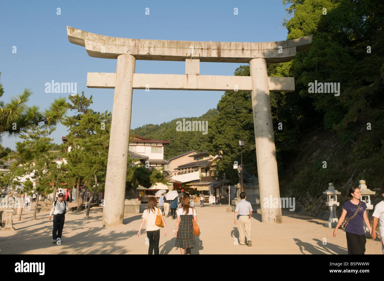 Torii Gate in Miyajima, Japan Stock Photo - Alamy