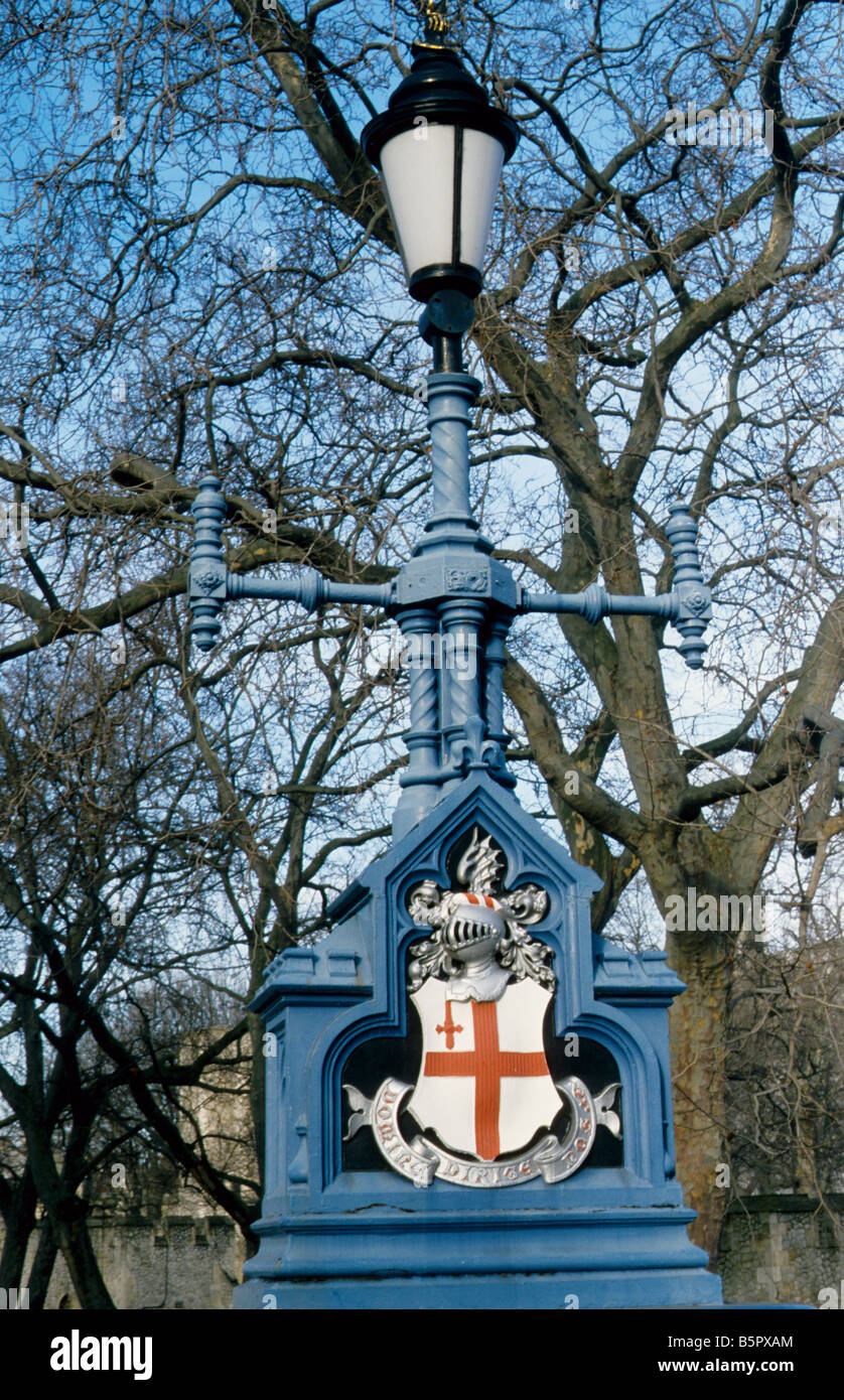 Lamp post incorporating Coat of Arms of City of London, part of the ...