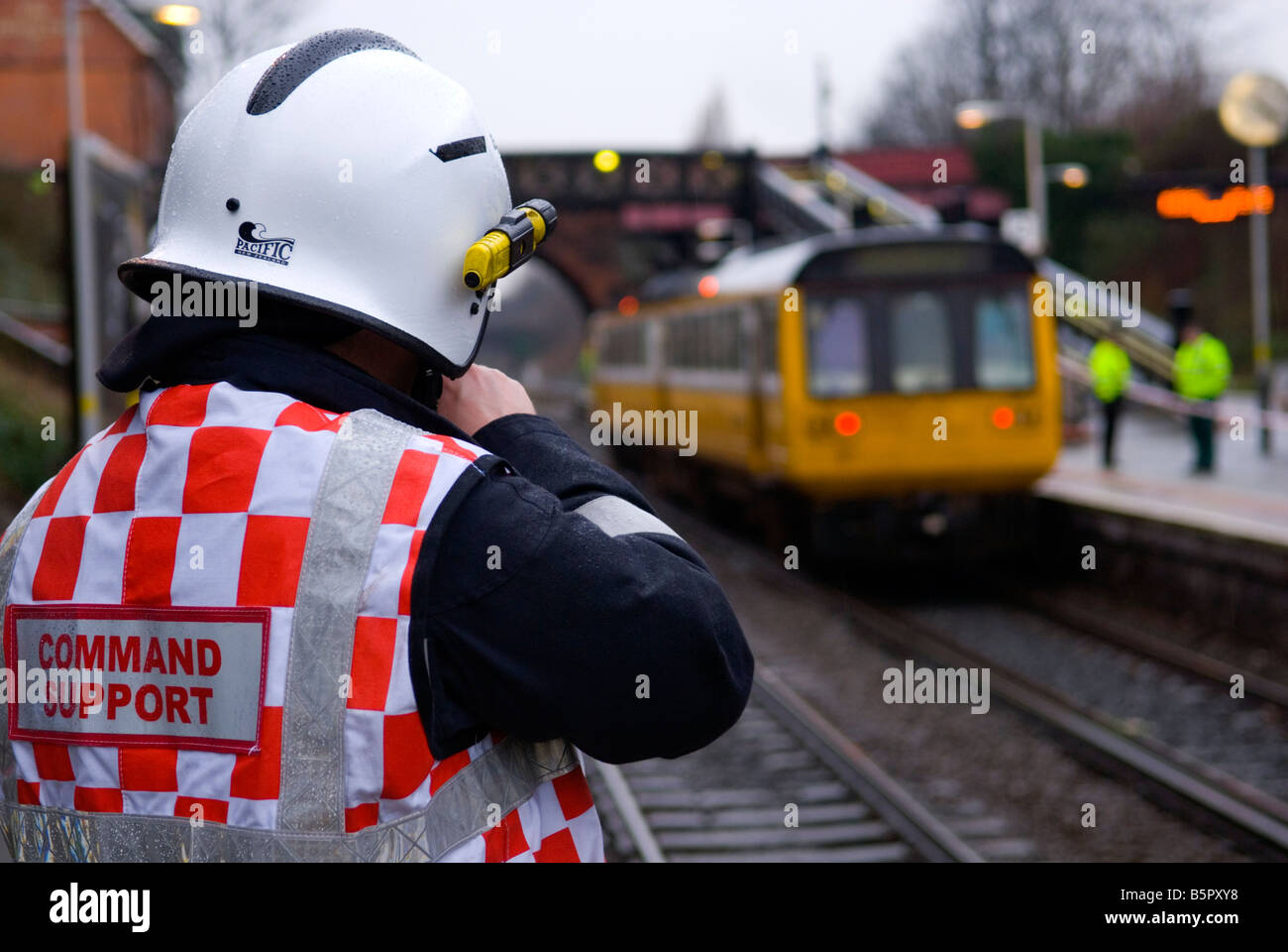 Fire & Rescue Service Command Support officer at Railway Station ...