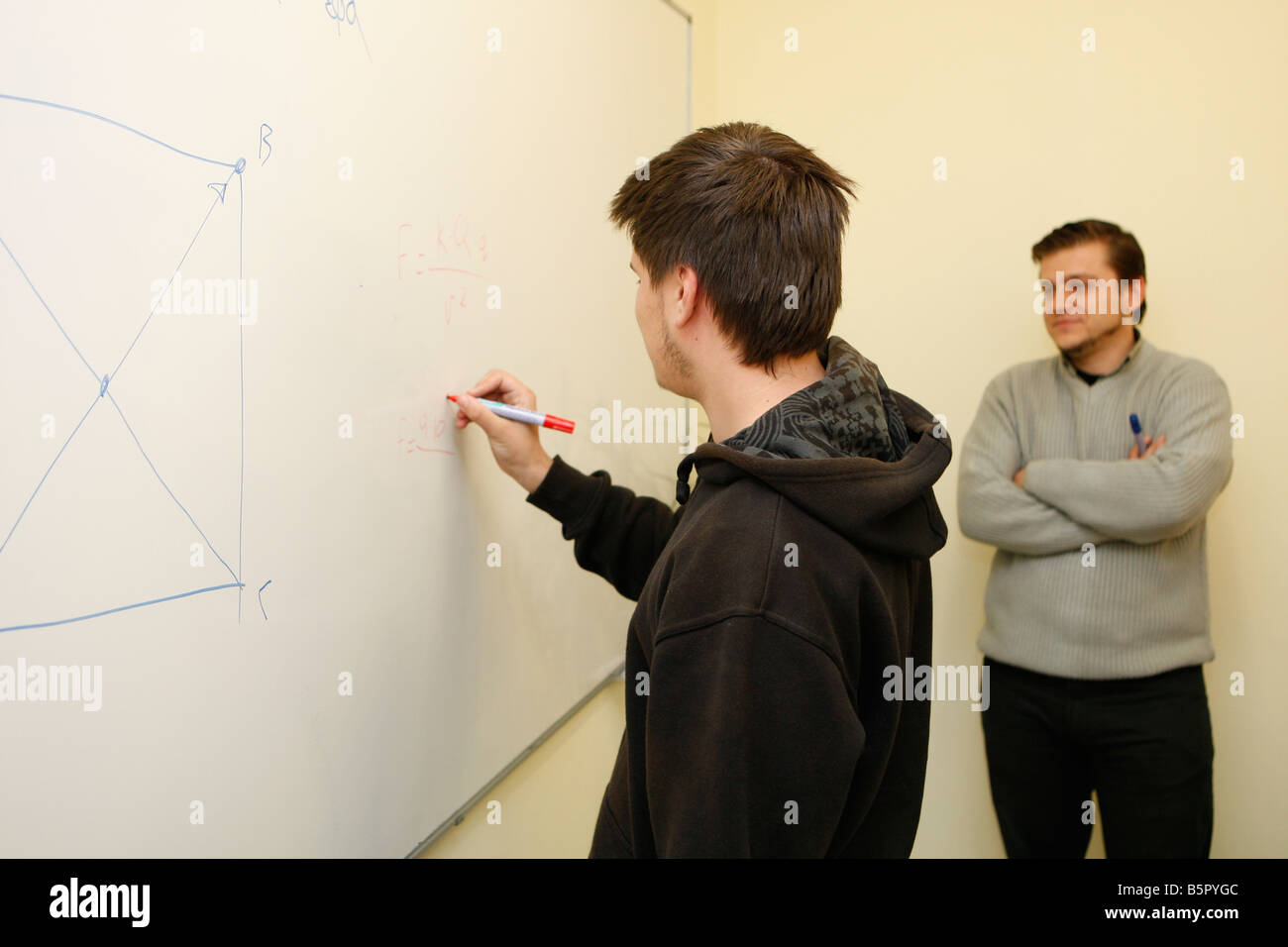 Greek class room Stock Photo - Alamy