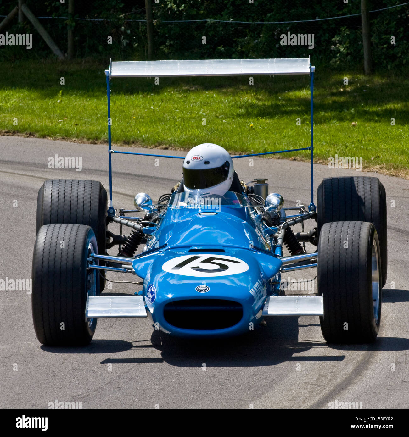 1968 Matra-Cosworth MS10, with driver Bruno Perrin, at Goodwood ...