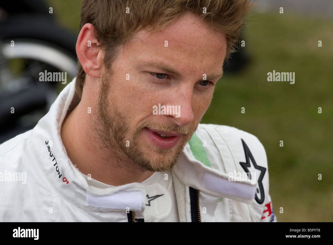 Jenson Button, Formula 1 driver, at Goodwood Festival of Speed, Sussex ...