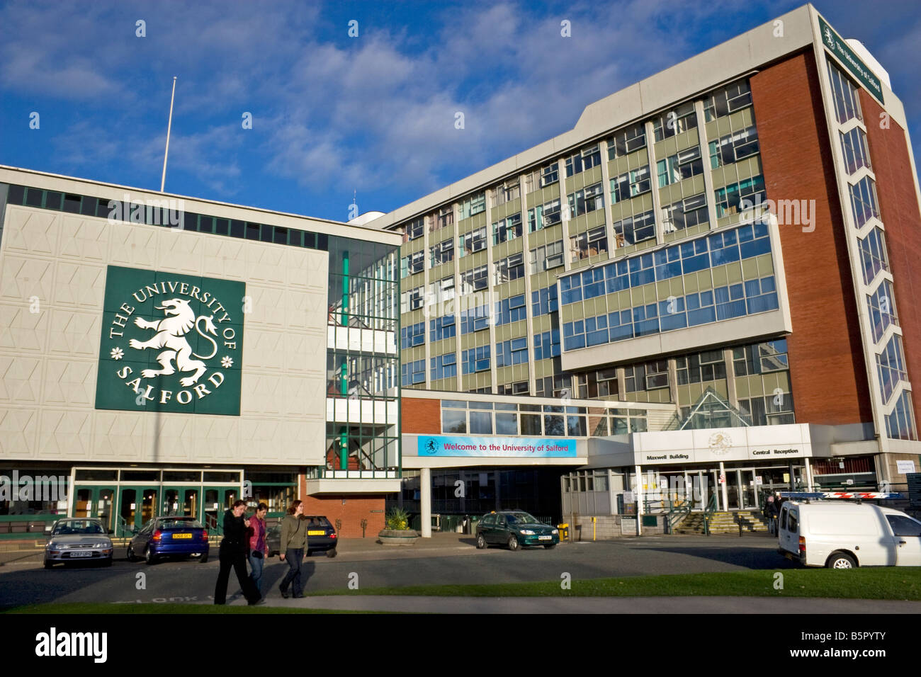 Maxwell Building and Maxwell Hall, University of Salford, Salford, UK ...