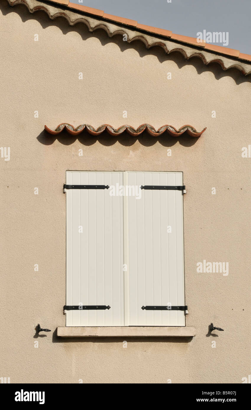 Shuttered window Cereste Provence France Stock Photo - Alamy
