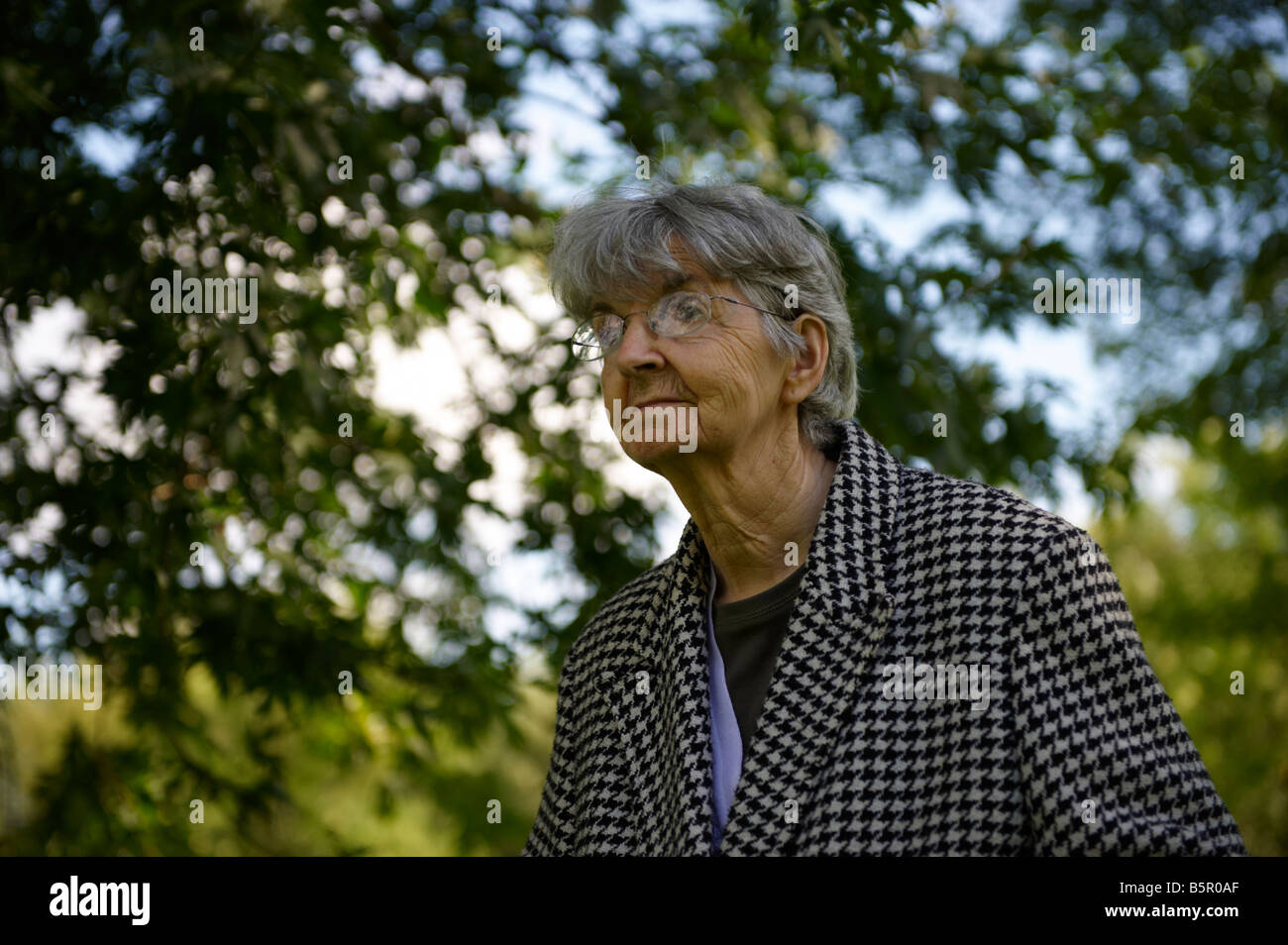 Toothless smile elderly female hi-res stock photography and images - Alamy