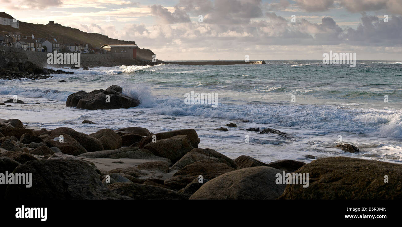 Sennen pier hi-res stock photography and images - Alamy