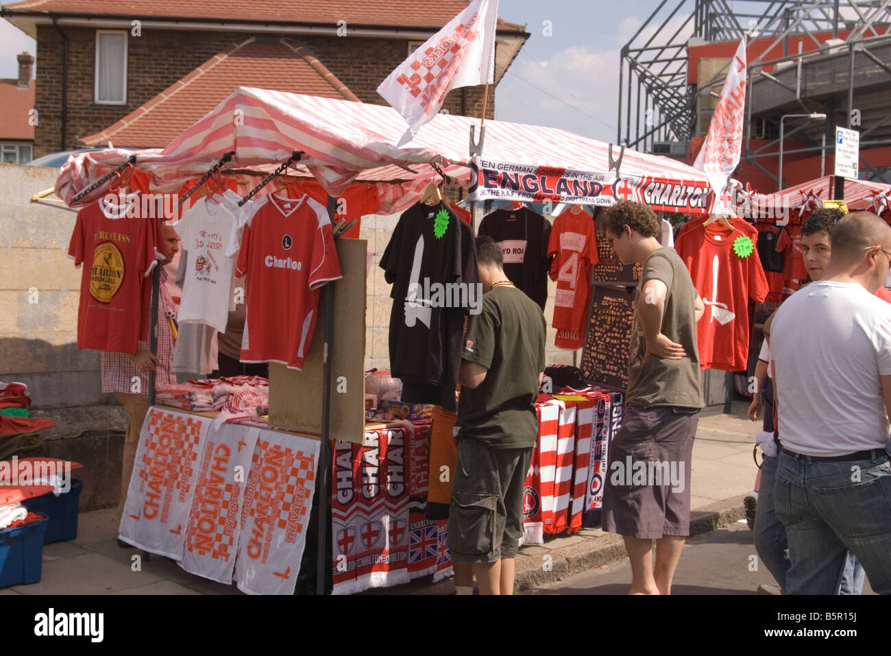 Stall outside stadium hi-res stock photography and images - Alamy
