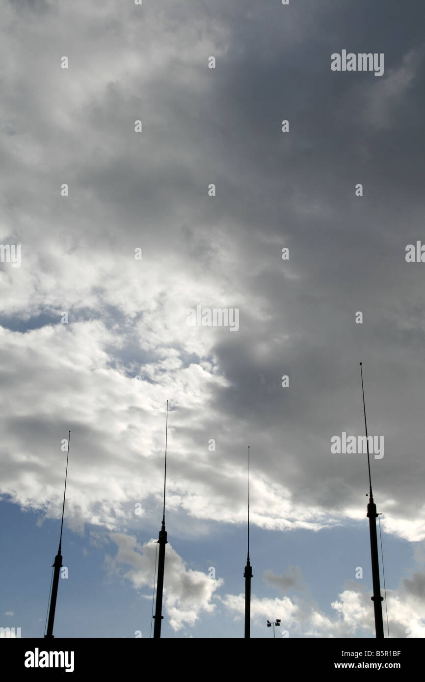 Radio antenna military army base hi-res stock photography and images ...