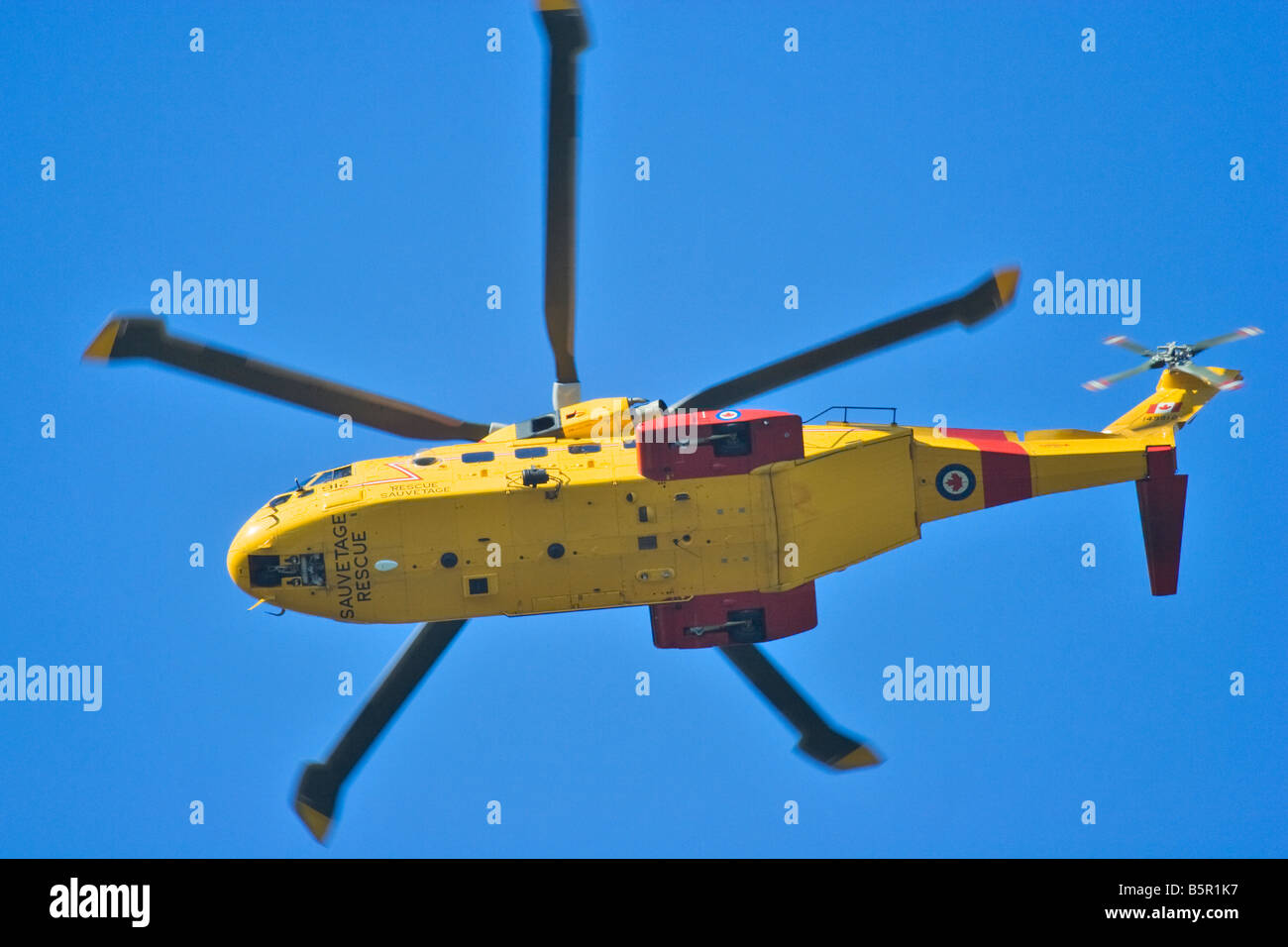 Helicopter in flight Stock Photo - Alamy
