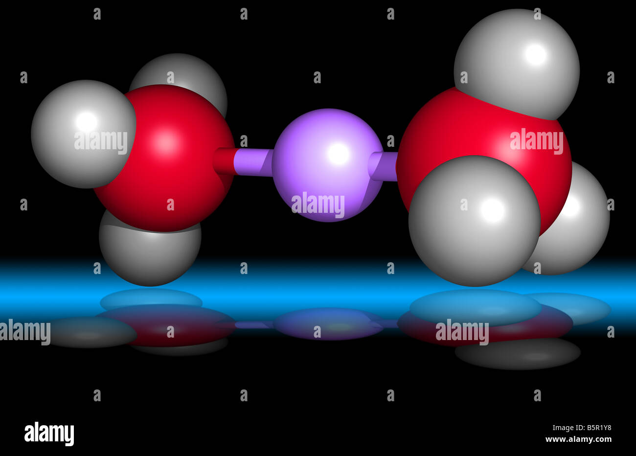 Dimethylmercury Molecule Hg CH3 2 Stock Photo - Alamy