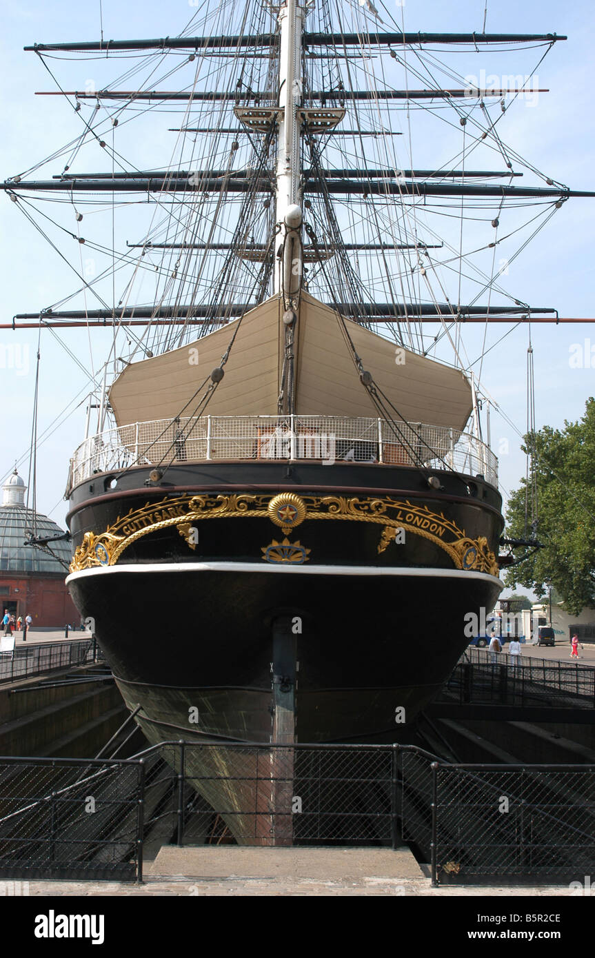 Historic Sailing Ship Cutty Sark Stock Photos & Historic Sailing Ship ...
