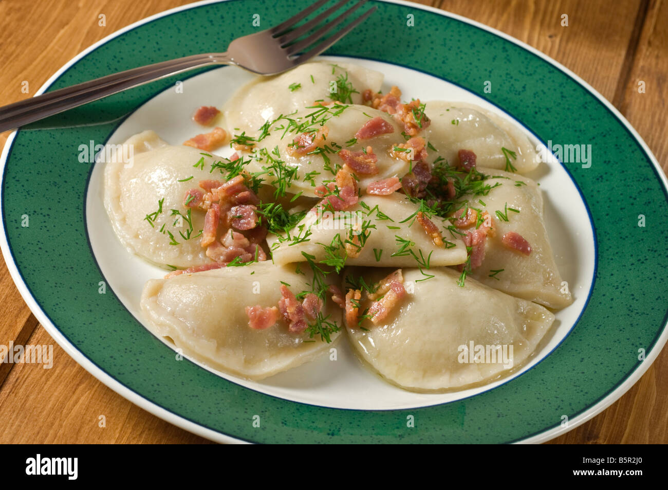 Pierogi Polish dumplings Food Stock Photo - Alamy