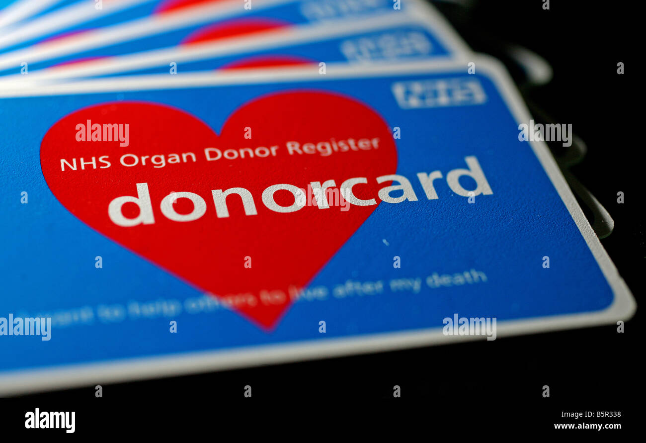 Donor card hi-res stock photography and images - Alamy