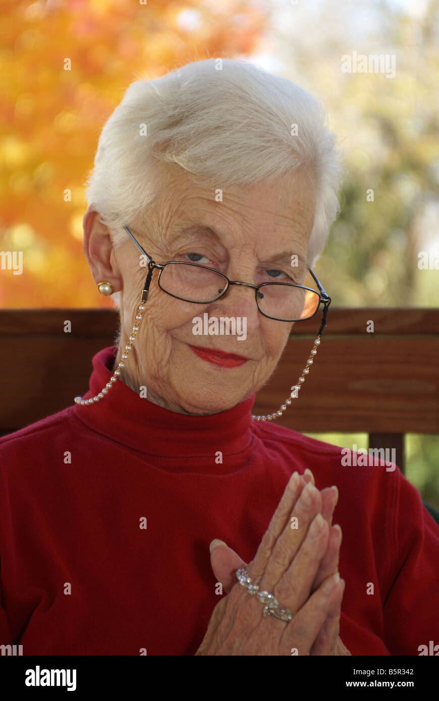 Smile and a Prayer Stock Photo - Alamy