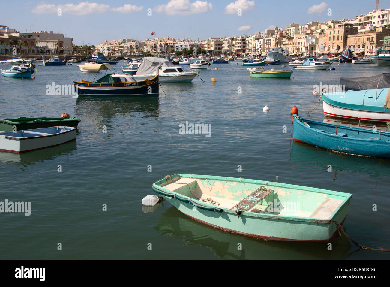 Marsaskala harbour in southeast Malta Stock Photo - Alamy