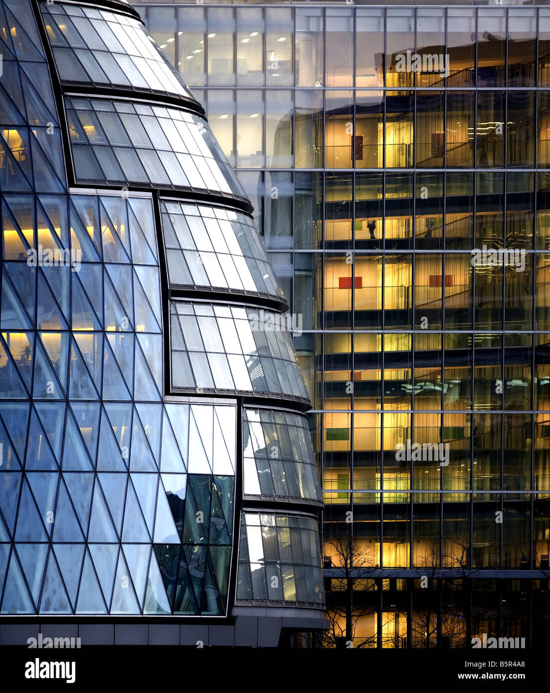 London Office blocks Stock Photo - Alamy
