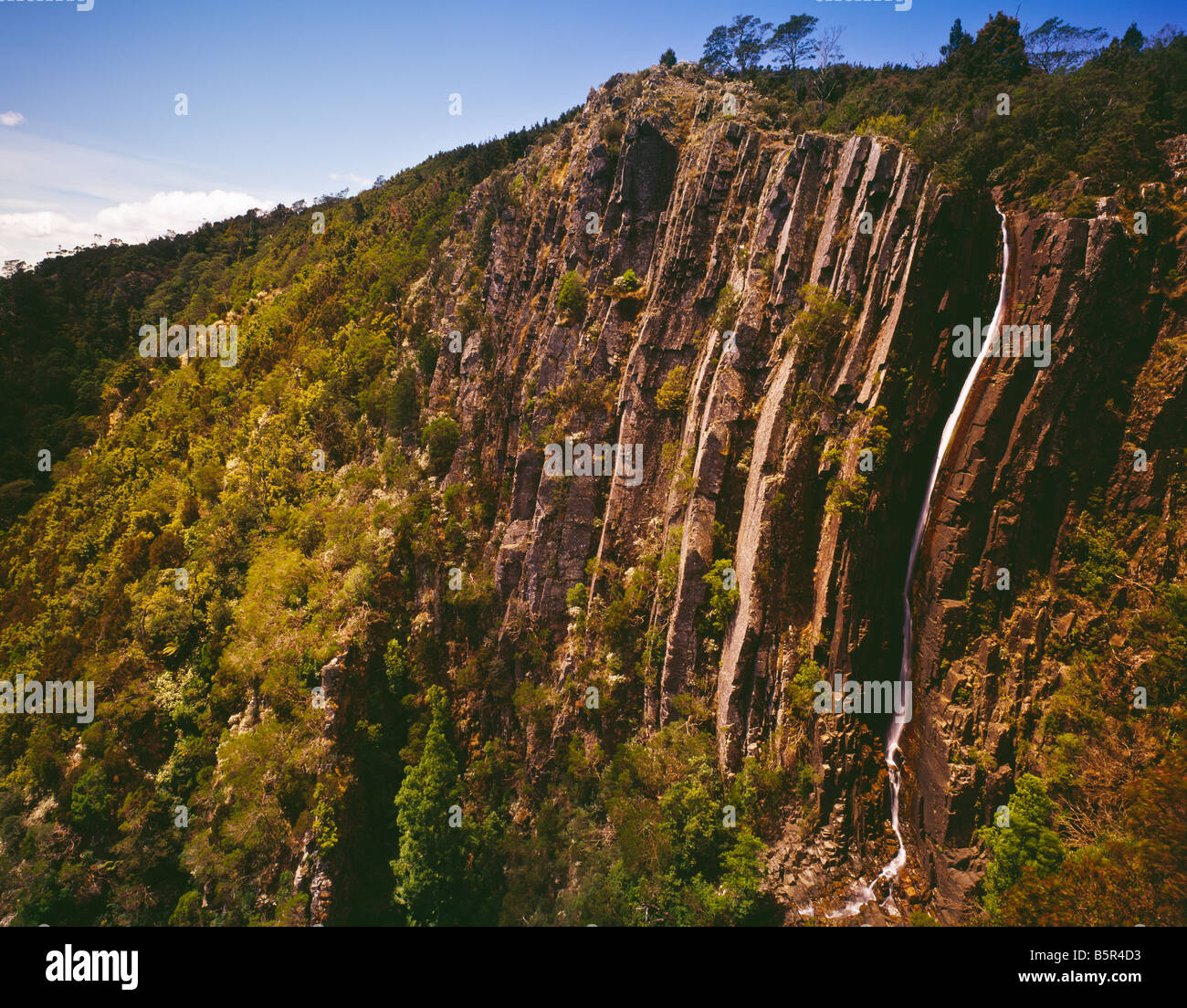 Ralphs Falls Mt Victoria Forest Reserve Tasmania Australia Stock Photo ...